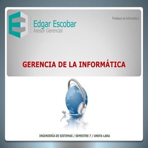 ASPECTOS LEGALES EN LA GERENCIA INFORMÁTICA | PDF