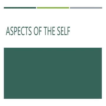 Aspects of the Self.pptx