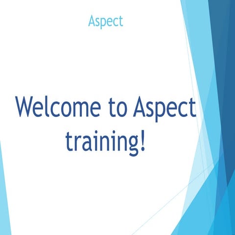 Aspect training | PPTX