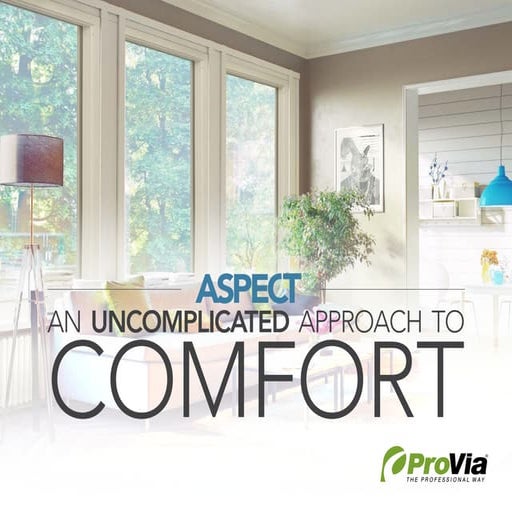 Aspect Windows: An Uncomplicated Approach to Comfort | PPT