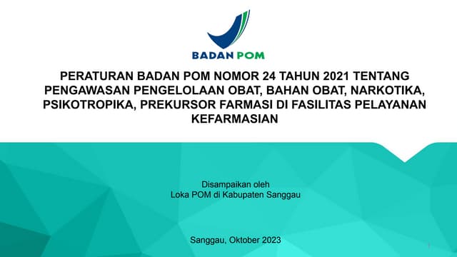 Perbandingan CPOB 2018 vs CPOB 2024 final | PDF