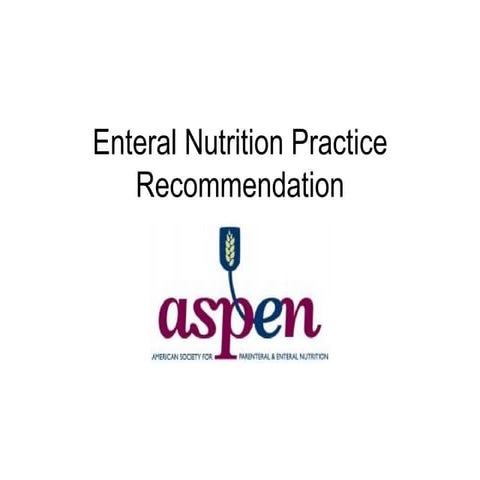 2009 inservice aspen guideline presentation | PPT