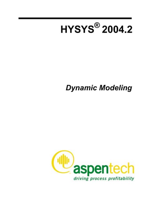 Basic Tutorial On Aspen Hysys Dynamics Process Control Pdf Physics Science