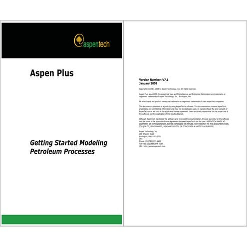 Aspen plus introduction | PDF