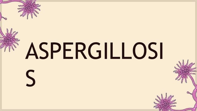Aspergillus | PDF