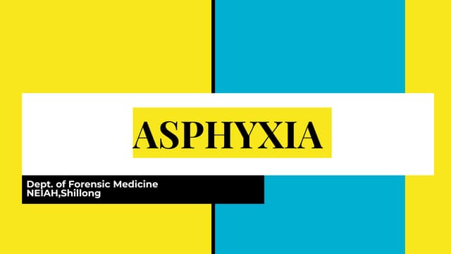 Strangulation | PPTX