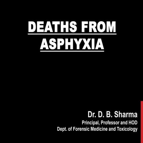 Asphyxial deaths | PPTX