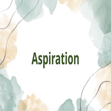 aspiration and aspirated and non-aspirated sounds | PPT