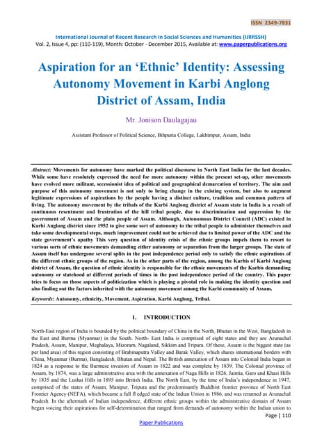 Identity Movement of the Gorkhas of Assam | PDF | Hinduism | Religion ...