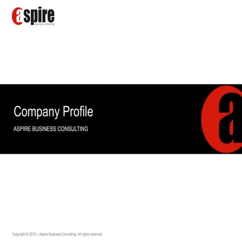 Aspire Business Consulting - Company Profile | PDF