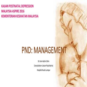 Managing Postnatal Depression (PND) | PDF