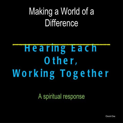A spiritual response jysep | PPT