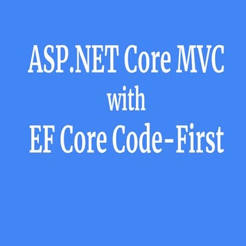 Aspnet Core Mvc With Ef Core Code First Pdf 6759