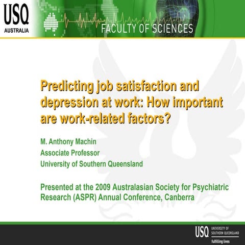 Aspr 2009 Presentation (Tony Machin) | PPT