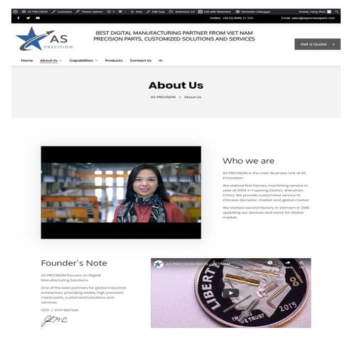 AS PRECISION PARTS - CUSTOMIZED CNC SERVICE | PDF