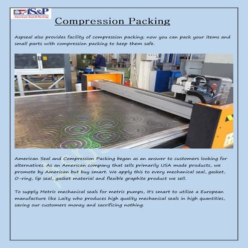 Compression Packing - Aspseal | PDF