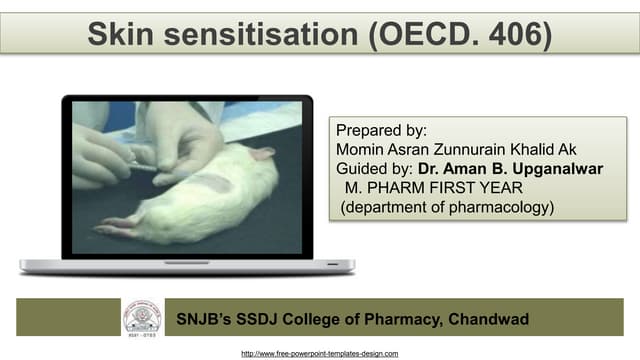 Skin sensitisation (OECD: 406). | PPTX