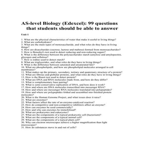 As revision 99 qs | PDF