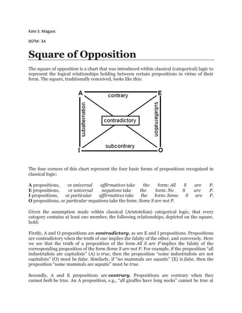 4.4 Conversion Obversion And Contraposition | PPT