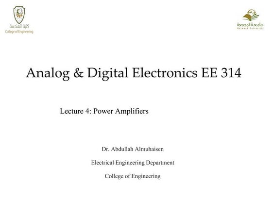 L07 dc and ac load line | PPT | Computer Networking | Computing