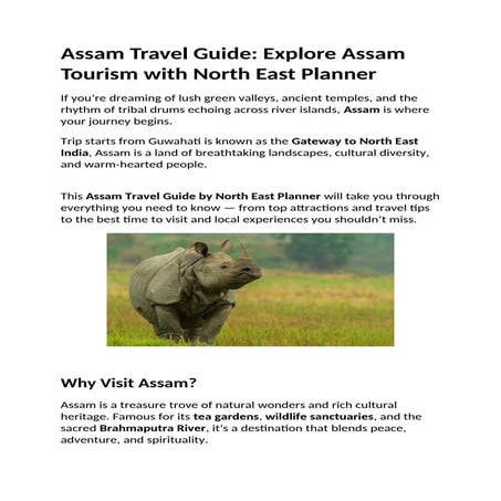 Assam ppt | PPTX