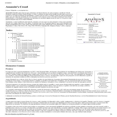 Assassin's creed | PDF