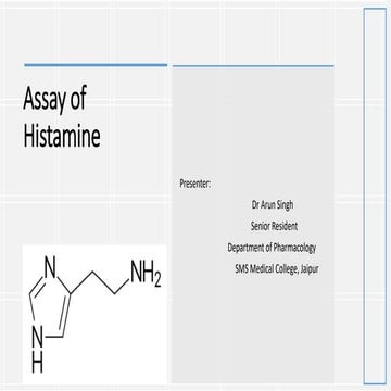 Assay of Histamine.pptx