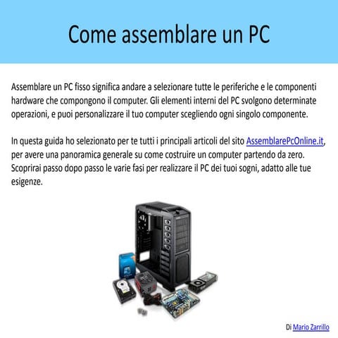 Assemblare PC Online | PDF