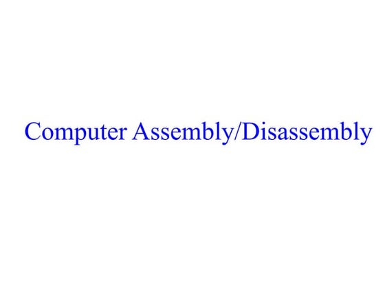 3rd Quarter Quiz On Module 1 2 And Pc Assemblypptx