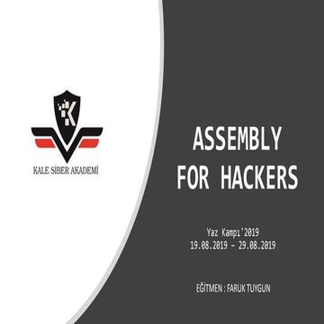 Assembly for Hackers | PPTX