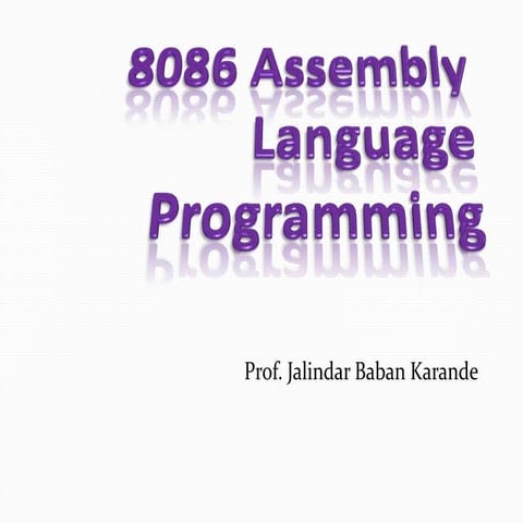 Assembly language | PPTX