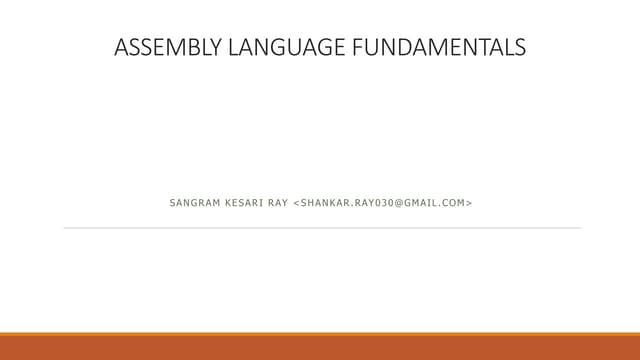 Assembly Language Tutorials for Windows - 03 Assembly Language ... Assembly Language Tutorials for Windows - 03 Assembly Language ...