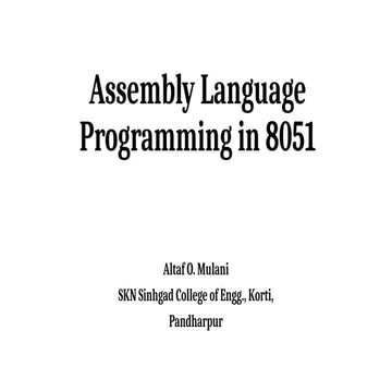Assembly Language Programming in 8051.pptx