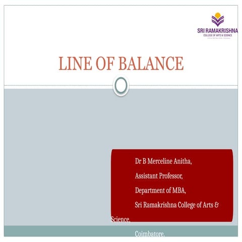 Assembly line balancing.pptx - Equal Work Distribution | PPTX