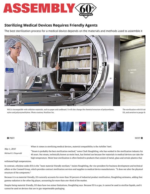Chapter 16 low temperature sterilization | PPT