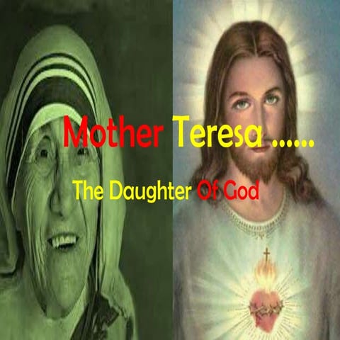Mother teresa power point | PPTX