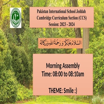 Assembly Theme Smile.pptxnnnnnnnnnnnnnnnnnn | PPT