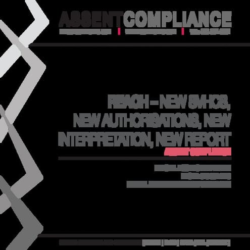 Assent Compliance REACH Compliance Webinar | PPT