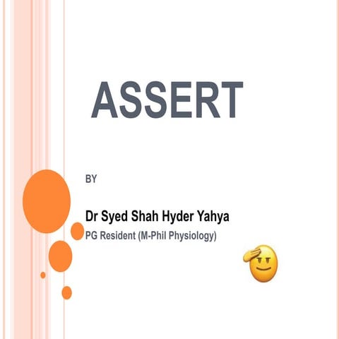 Assert | PPTX | Educational Assessment | Education
