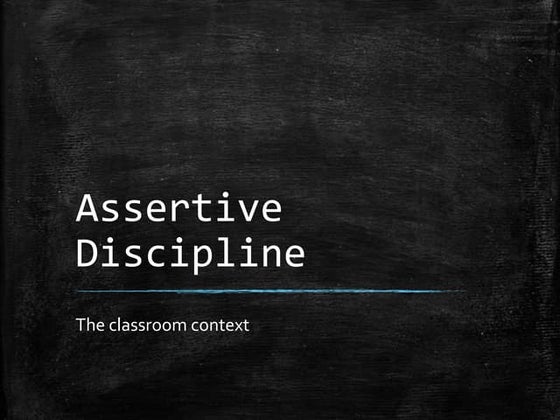 Classroom management | PPTX | Education