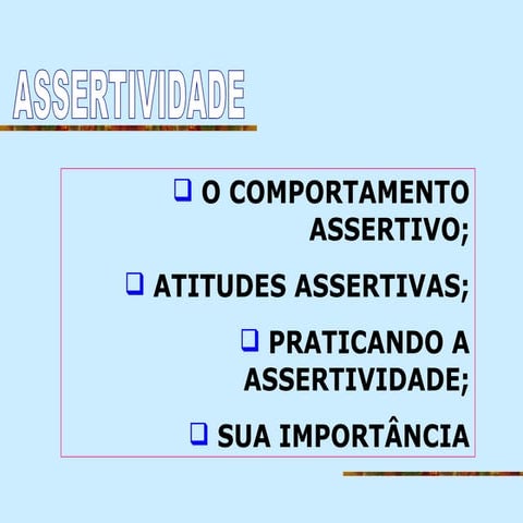 Assertividade | PPT