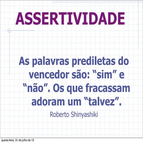 Assertividade | PPT