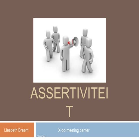 Assertiviteit | PPTX