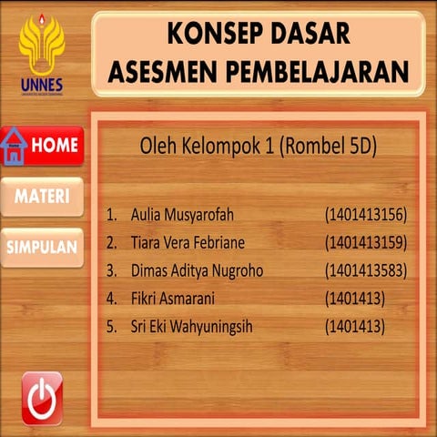 Konsep Dasar Asesmen Pembelajaran | PPTX