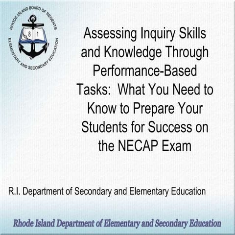 Assessing inquiry-skills-and-knowledge-v2 | PPTX | Educational ...