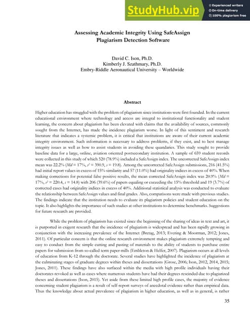 Got plagiarism blendho-101511 | PDF