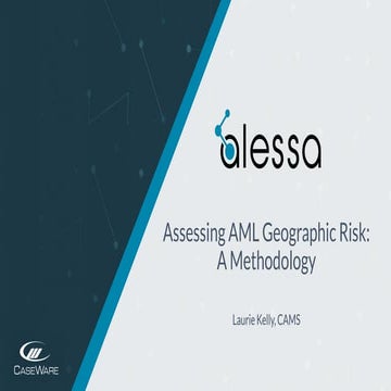 Assessing AML Geographic Risk: a Methodology (November 2020) | PPT