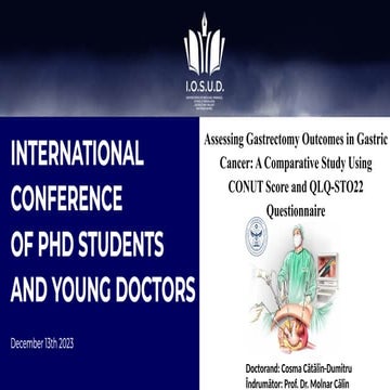 Assessing Gastrectomy Outcomes in Gastric Cancer A Comparative Study ...