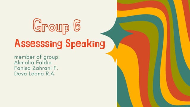 Assessing Speaking .pdf Assessing Speaking .pdf