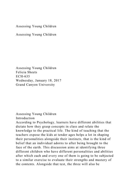 Assessing Young Children .docx Assessing Young Children .docx